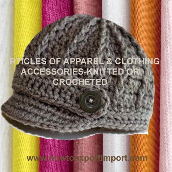 6 Digit HS Codes Chapter 61 ARTICLES OF APPAREL And CLOTHING 